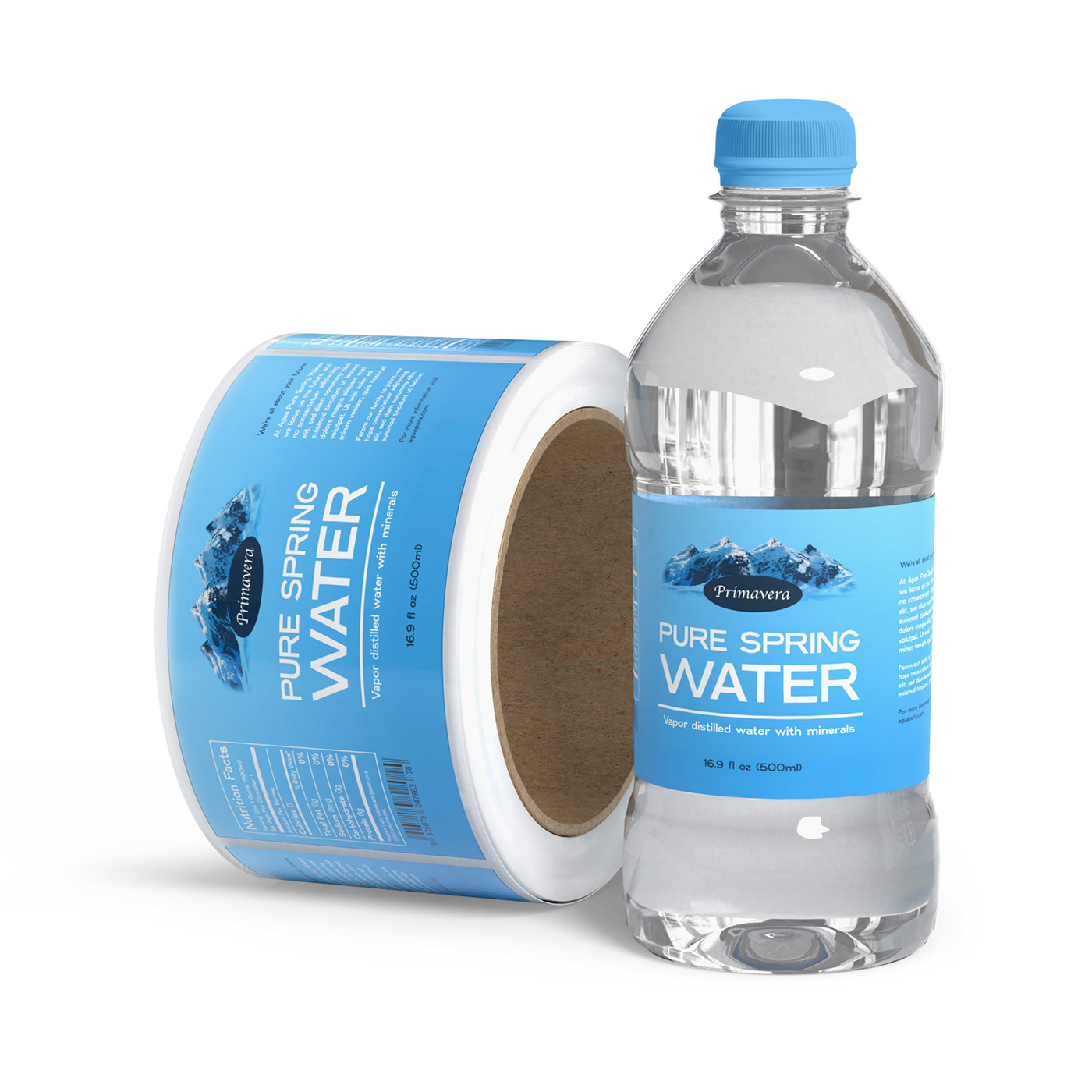 Printable Water Bottle Label Paper