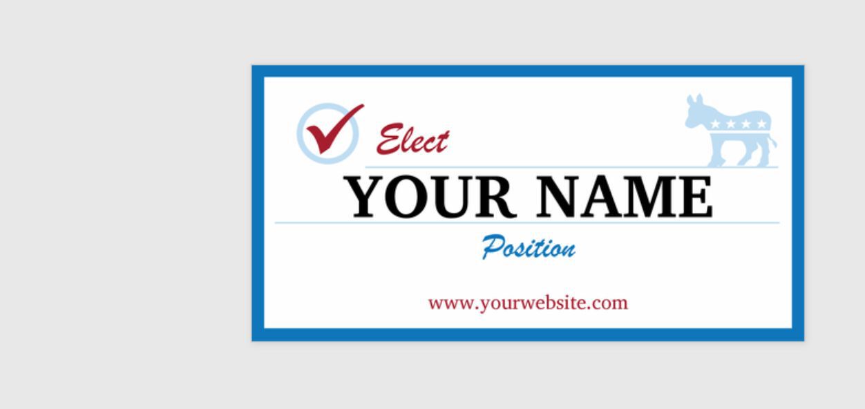 Political Banner - Custom Banners for Campaigns and Elections| 48HourPrint