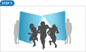 Breakaway Banners - Print Custom Football Breakaway Banners ...