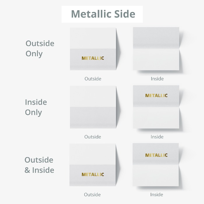 Metallic Invitations - Metallic Finish on Both Sides | 48HourPrint
